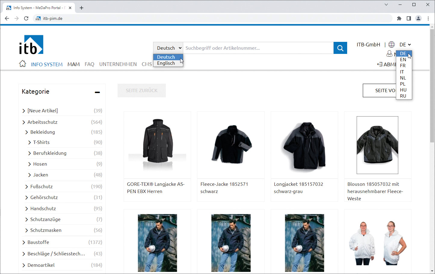 MeDaPro Info System - itb
